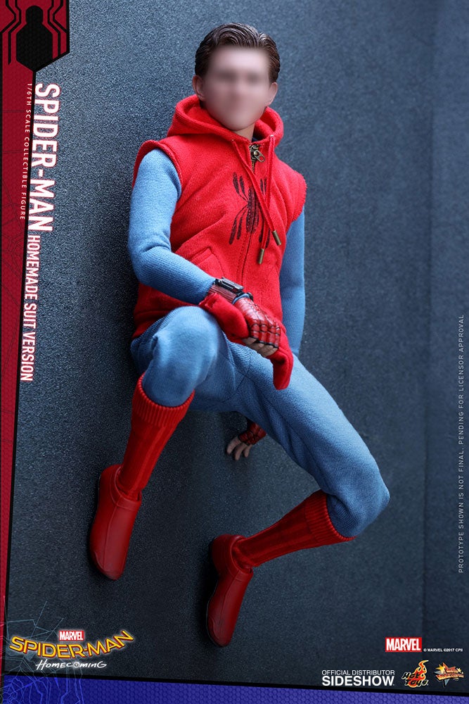 Spider man homecoming homemade suit hot toys store